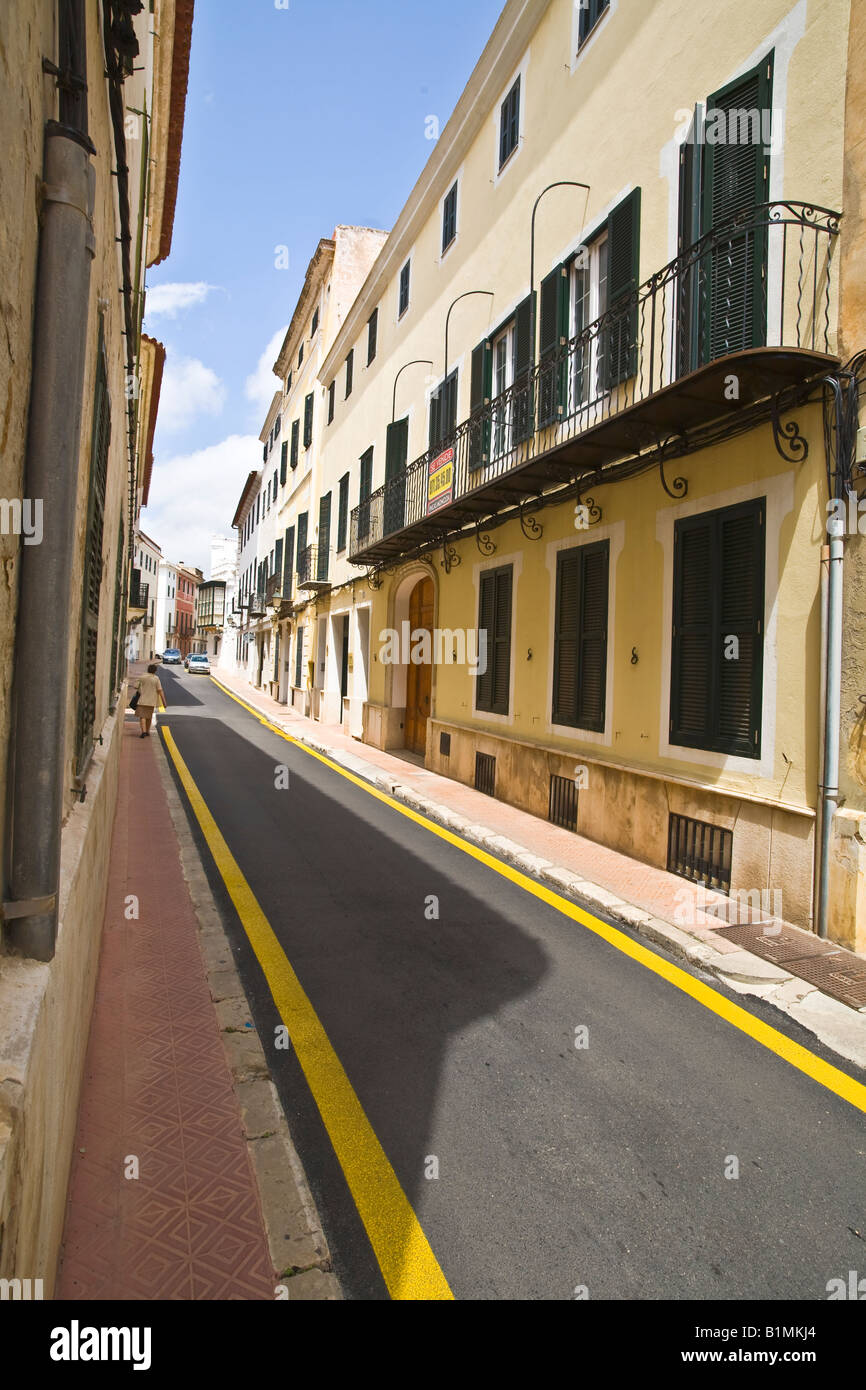 Mao / Mahon Capital of Menorca Minorca Stock Photo - Alamy