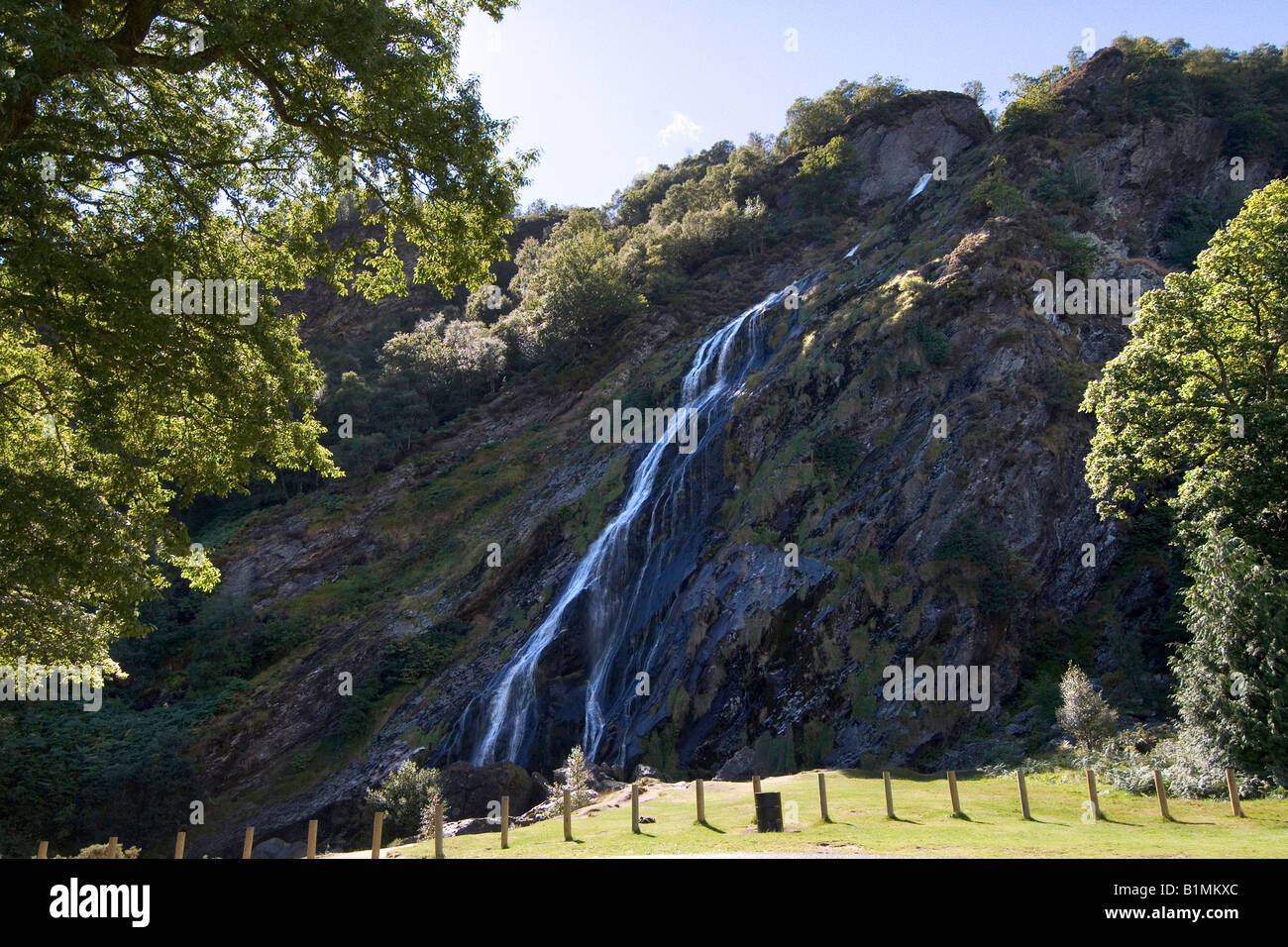 Powerscourt Waterfall Wicklow Stock Photo - Alamy
