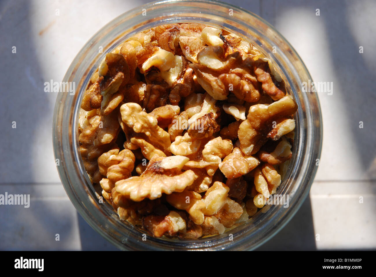 nuts in a mason jar Stock Photo - Alamy