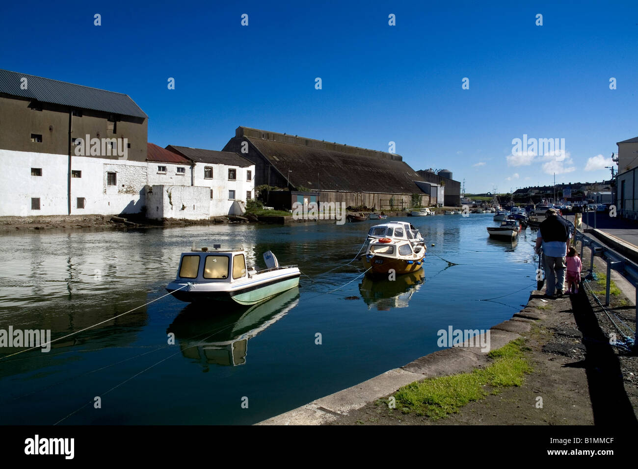 Wicklow Town on the river Varty, County Wicklow, Ireland Stock Photo ...