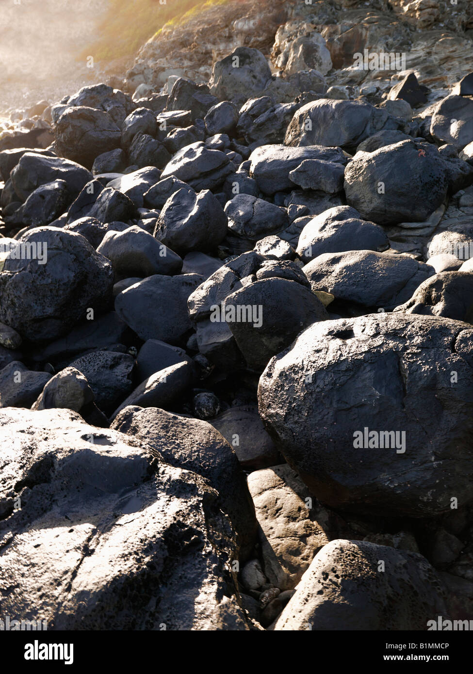 Variety of rocks on the coast of Maui Hawaii Stock Photo - Alamy