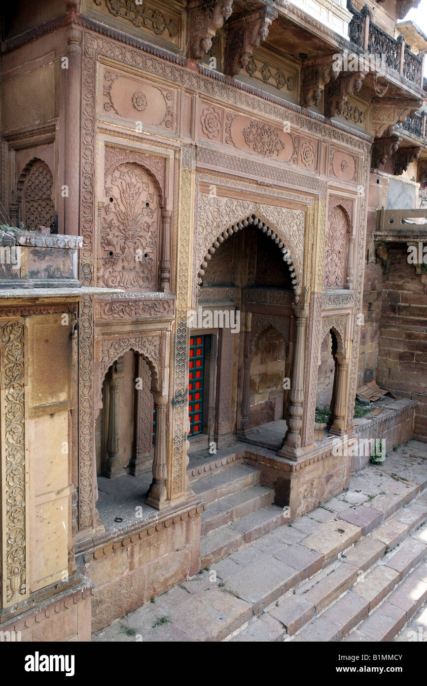The Maharaja's palace at Ramnagar Ram Nagar Fort by the Ganges river at ...