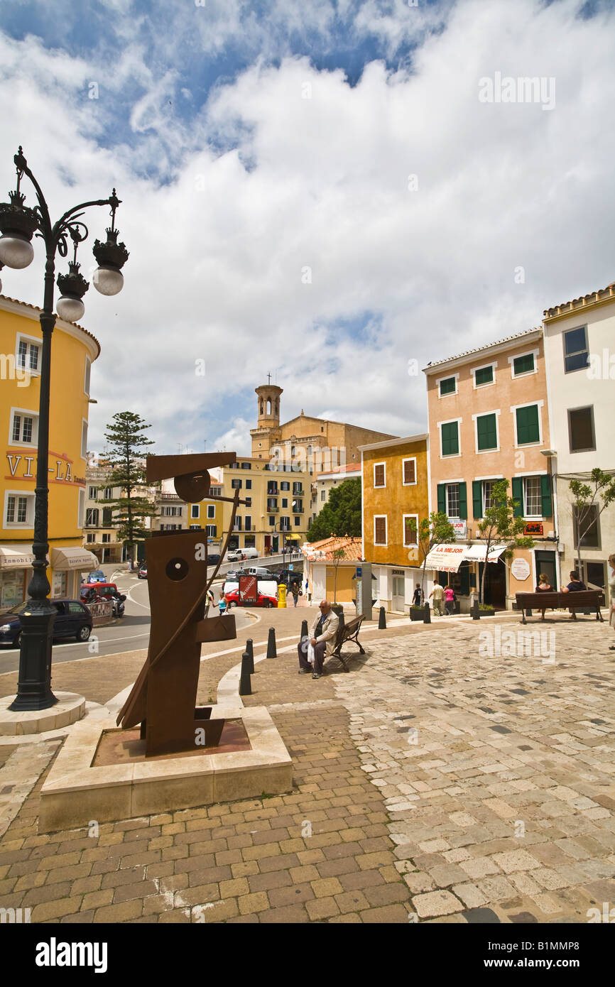 Mao / Mahon Capital of Menorca Minorca Stock Photo - Alamy