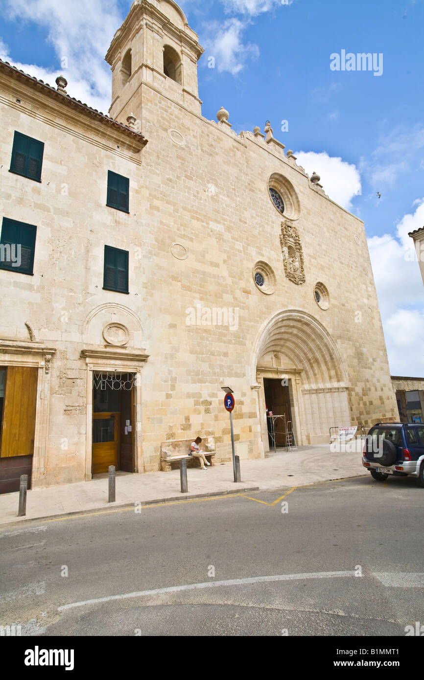 Mao / Mahon Capital of Menorca Minorca Stock Photo - Alamy