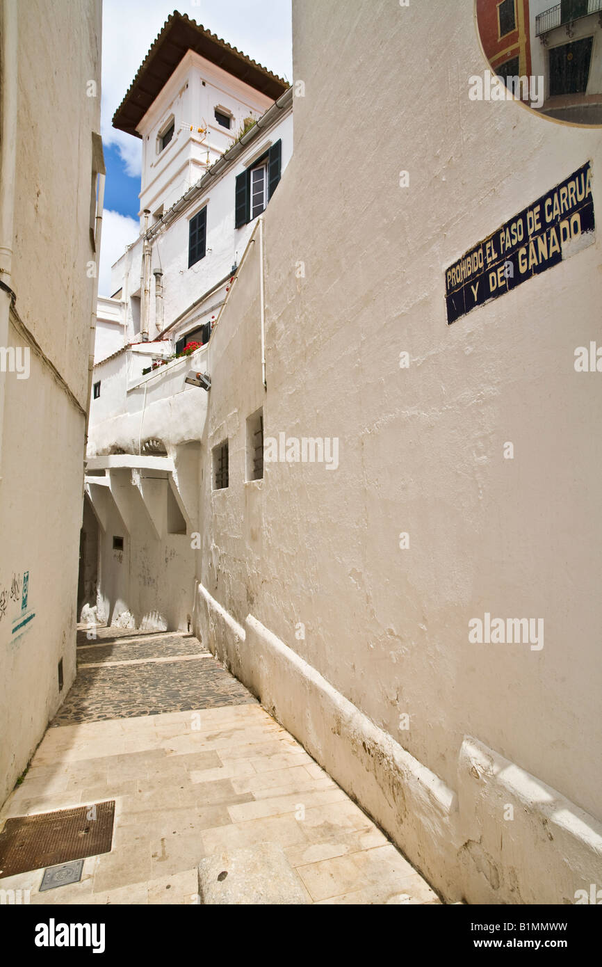 Mao / Mahon Capital of Menorca Minorca Stock Photo - Alamy