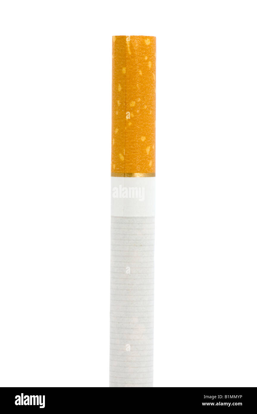 object on white cigarette Stock Photo - Alamy