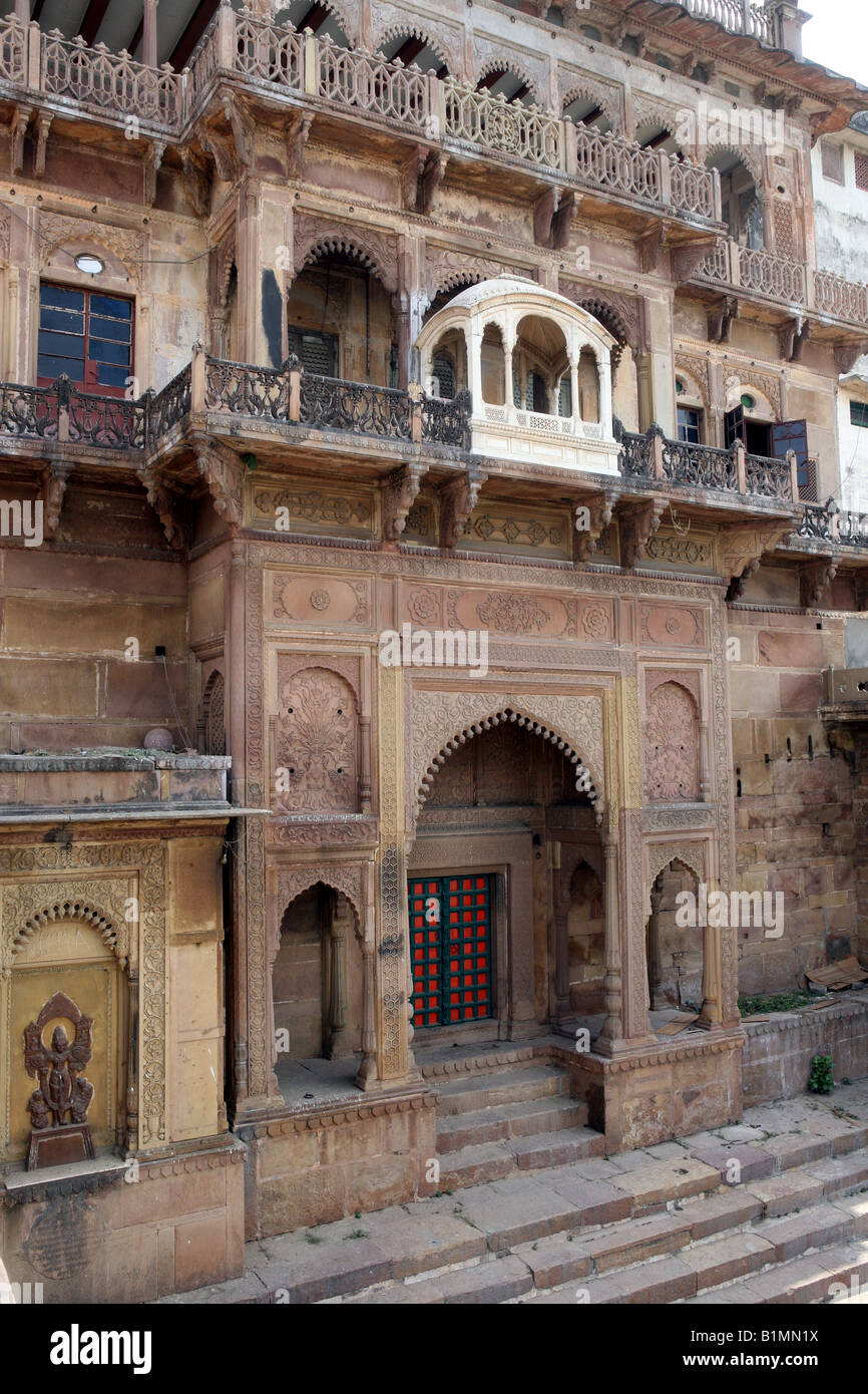 The Maharaja's palace at Ramnagar Ram Nagar Fort by the Ganges river at ...