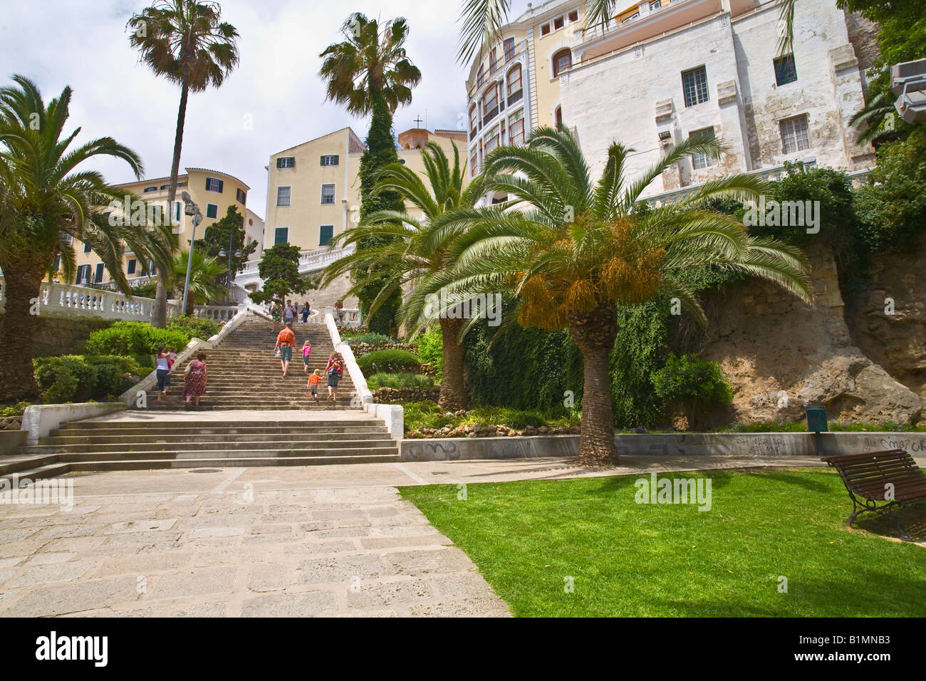 Mao / Mahon Capital of Menorca Minorca Stock Photo - Alamy