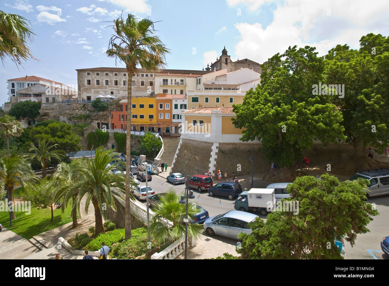 Mao / Mahon Capital of Menorca Minorca Stock Photo - Alamy