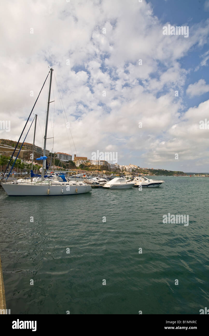 Mao / Mahon Capital of Menorca Minorca Stock Photo - Alamy