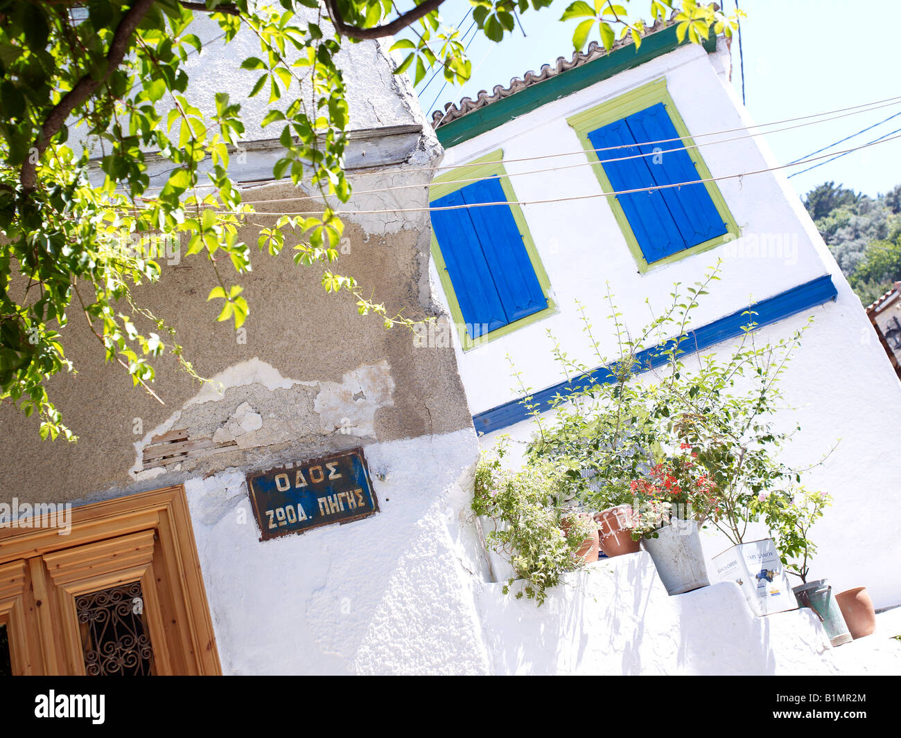Village of Manolàtes,Samos,Greece Stock Photo - Alamy