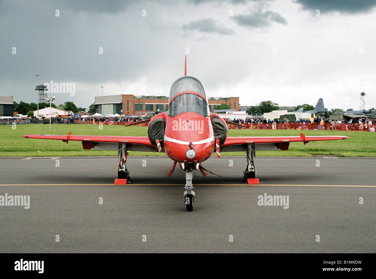 RAF Red Arrows Hawk Trainer Stock Photo - Alamy