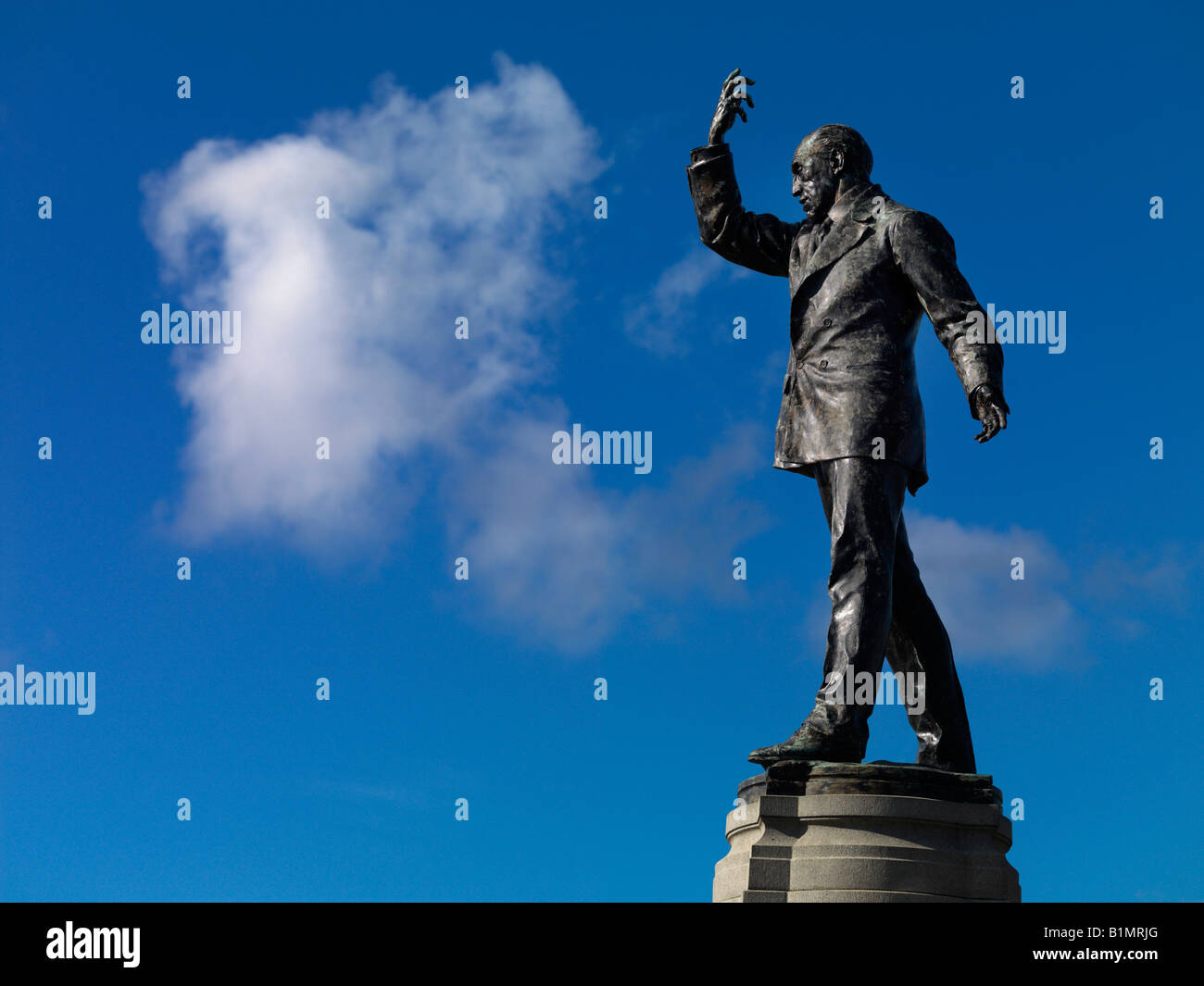 statue of Carson Stormont Parliament Belfast Northern Ireland Stock ...
