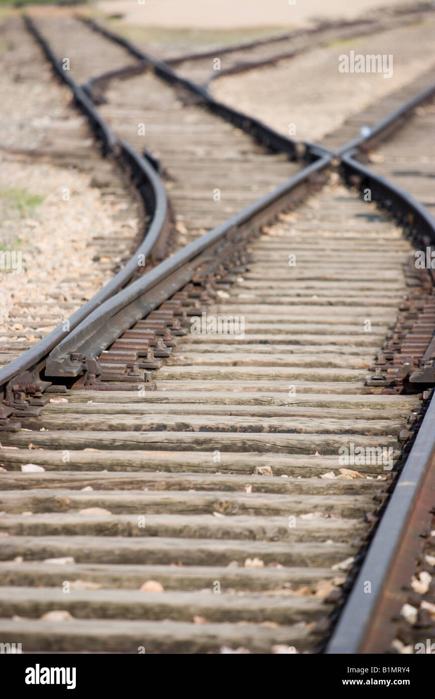 Railroad track auschwitz birkenau hi-res stock photography and images ...