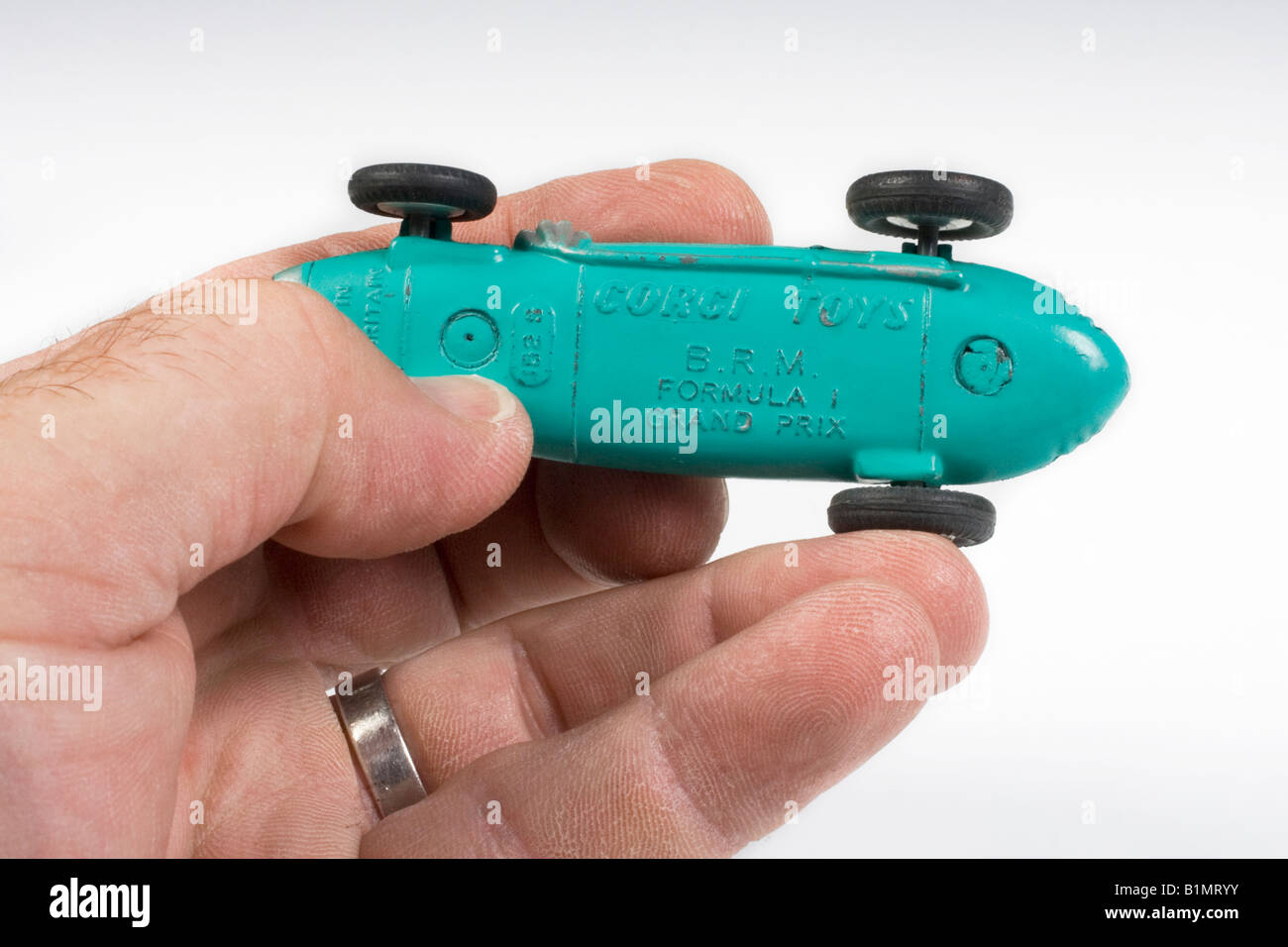 Base plate of Corgi model car no 152s. BRM Formula One Racing Car ...