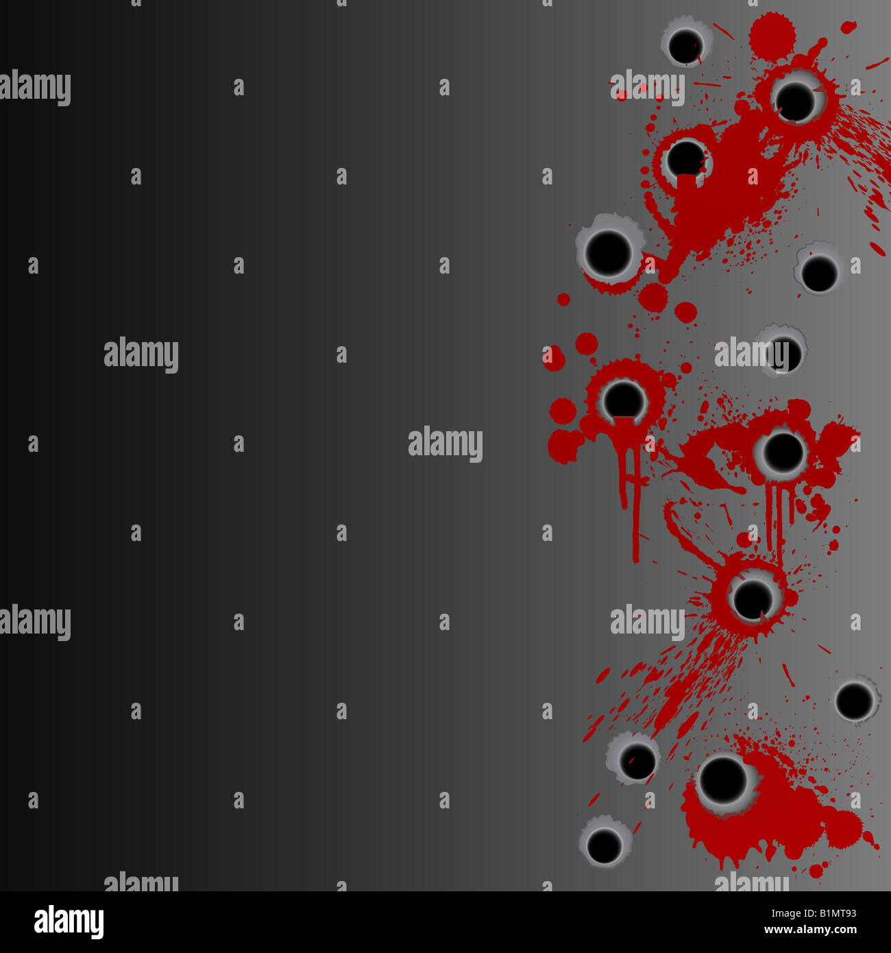 Blood Splatter On Wall