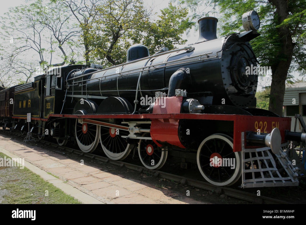 steam engine or locomotive at the Delhi railway museum India Stock ...
