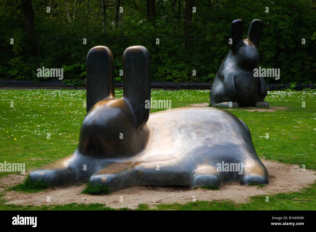 Rabbit Sculpture at Kunsthal Rotterdam The Netherlands Stock Photo - Alamy