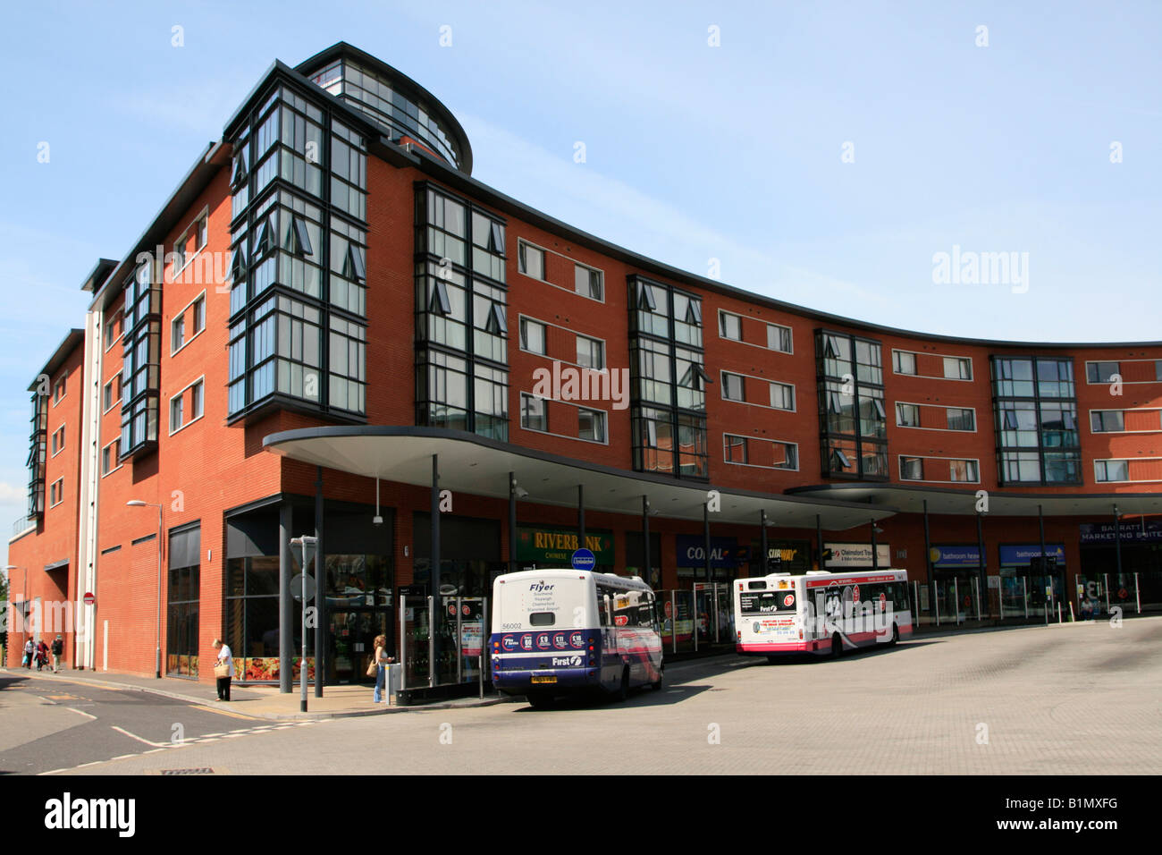 bus station chelmsford essex town centre shops england uk gb Stock ...
