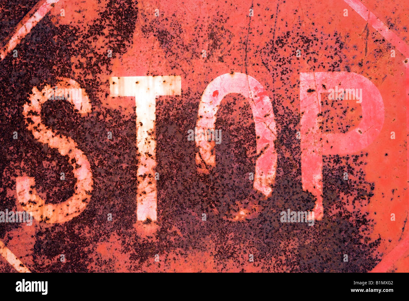 Old stop sign hi-res stock photography and images - Alamy