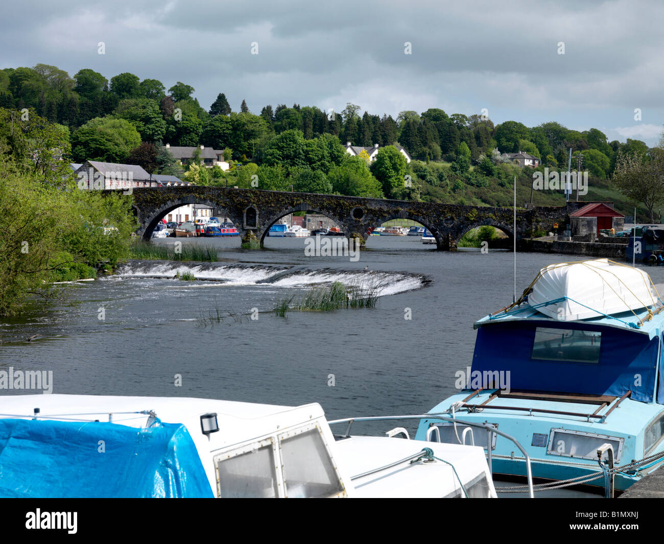 Graiguenamanagh on the river Barrow, County Kilkenny, Ireland Stock ...