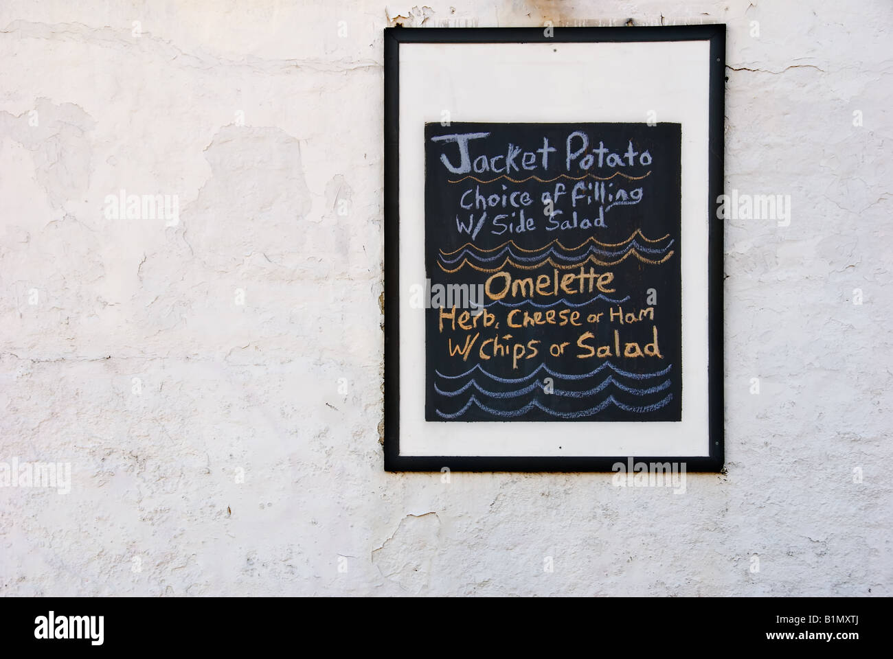 Handwritten menu hi-res stock photography and images - Alamy