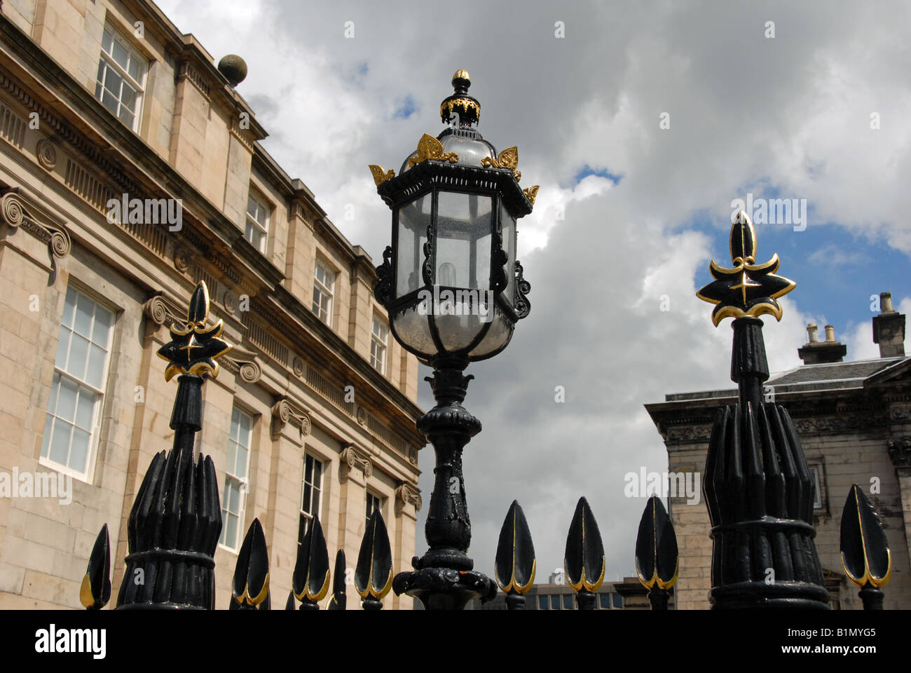 Ornate street lamps lights Stock Photo - Alamy