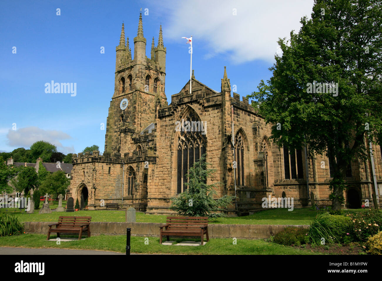 Tideswell the Church of St John the Baptist, known as the "Cathedral of ...
