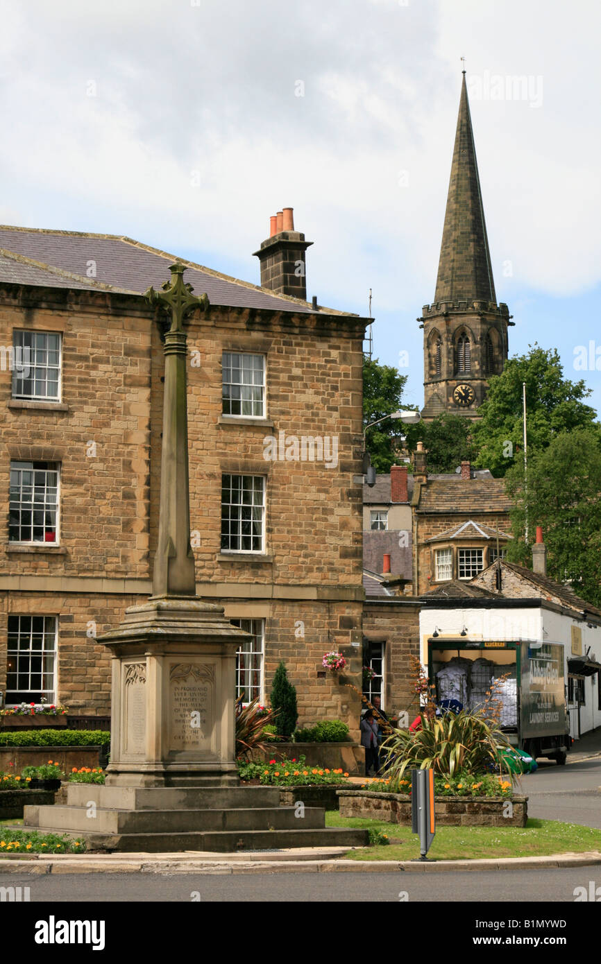 bakewell spa town in the Peak District National park Derbyshire ...