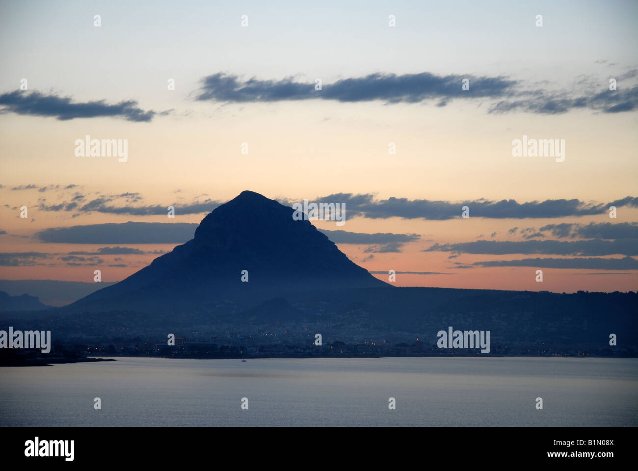 Misty sunset from mountain hi-res stock photography and images - Alamy