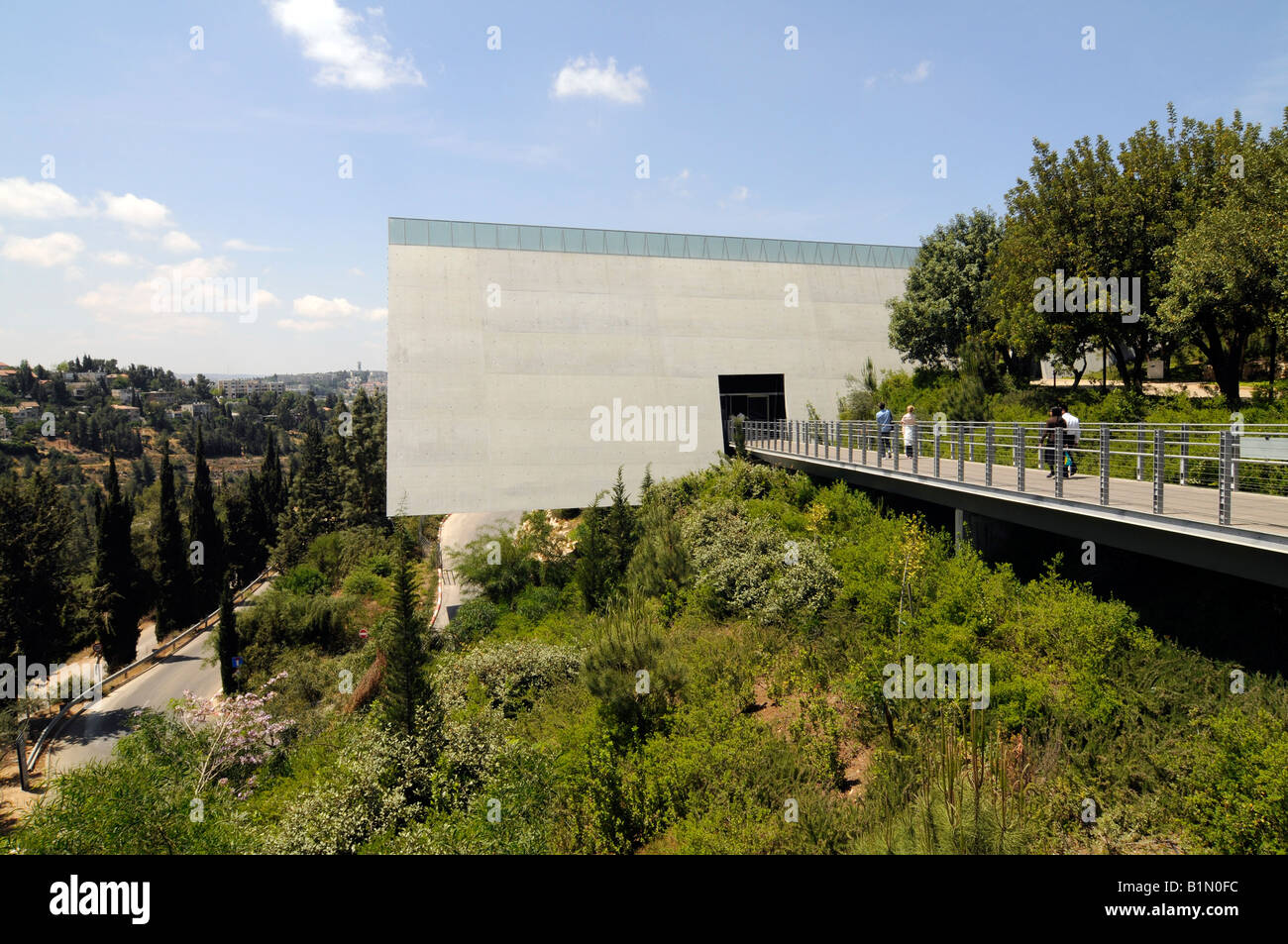 Entrance of the Yad Vashem holocaust memorial in Jerusalem, Israel ...