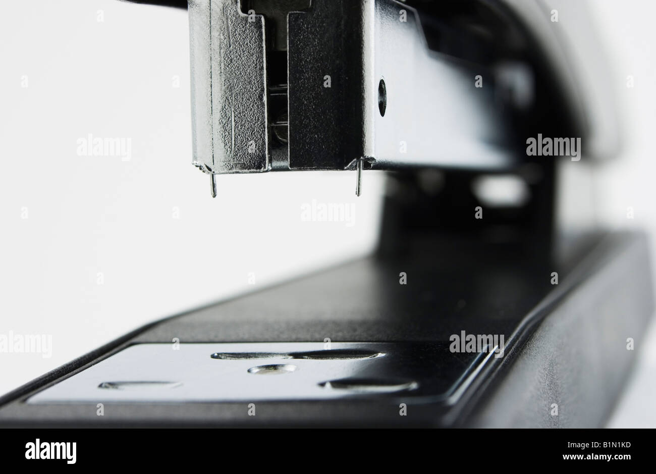 Closeup of Stapler with Staples Stock Photo - Alamy