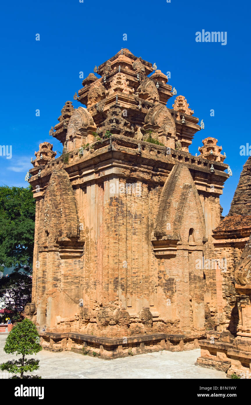 Ponagar temple tower hi-res stock photography and images - Alamy