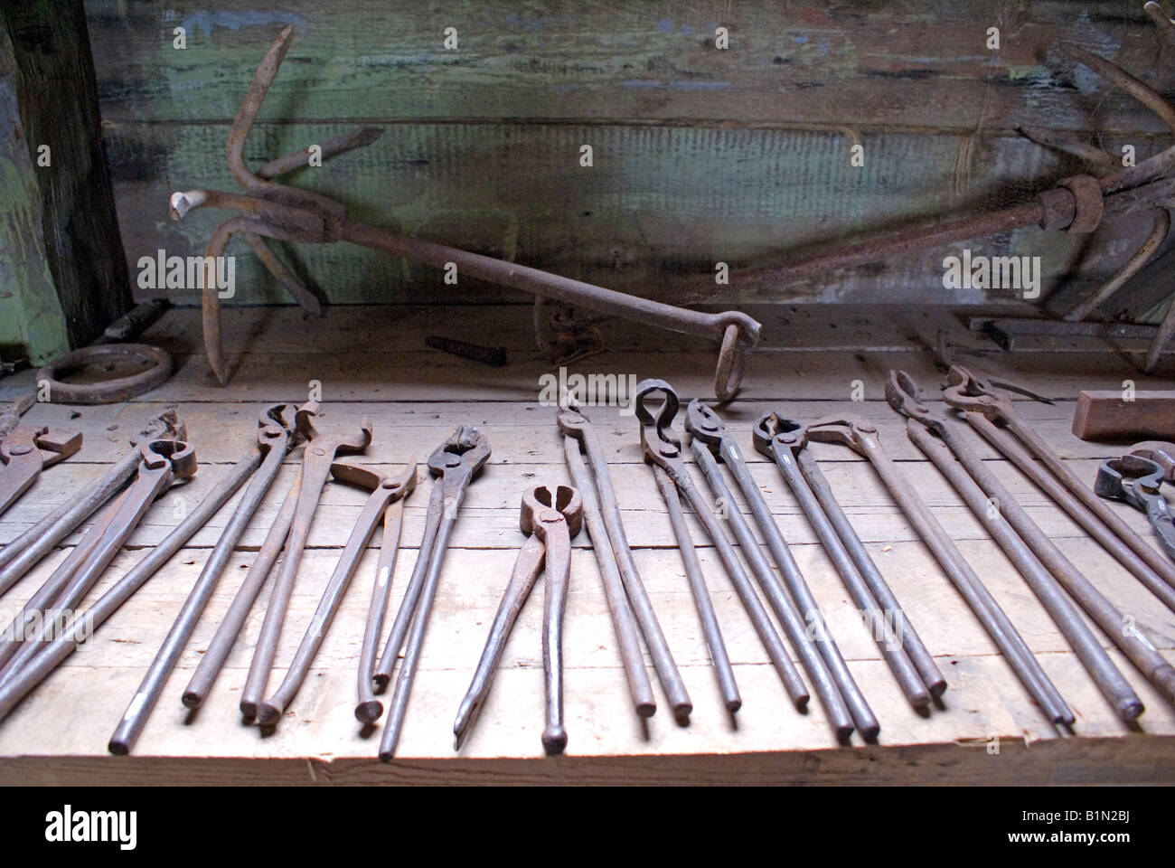 Museum fishing tools hi-res stock photography and images - Alamy