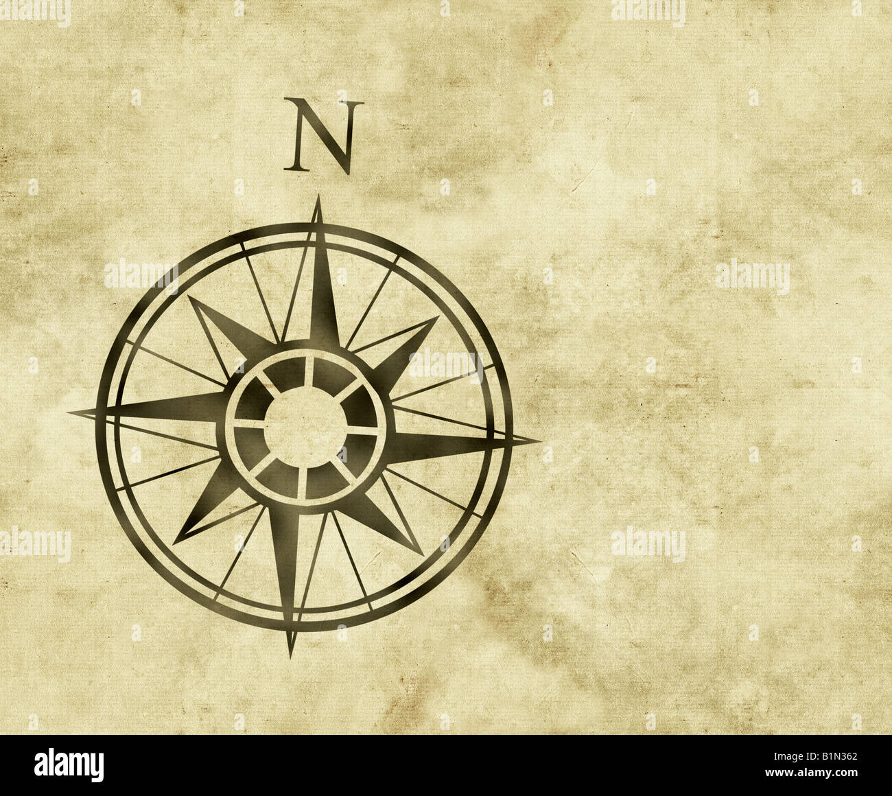 Compass illustration hi-res stock photography and images - Alamy
