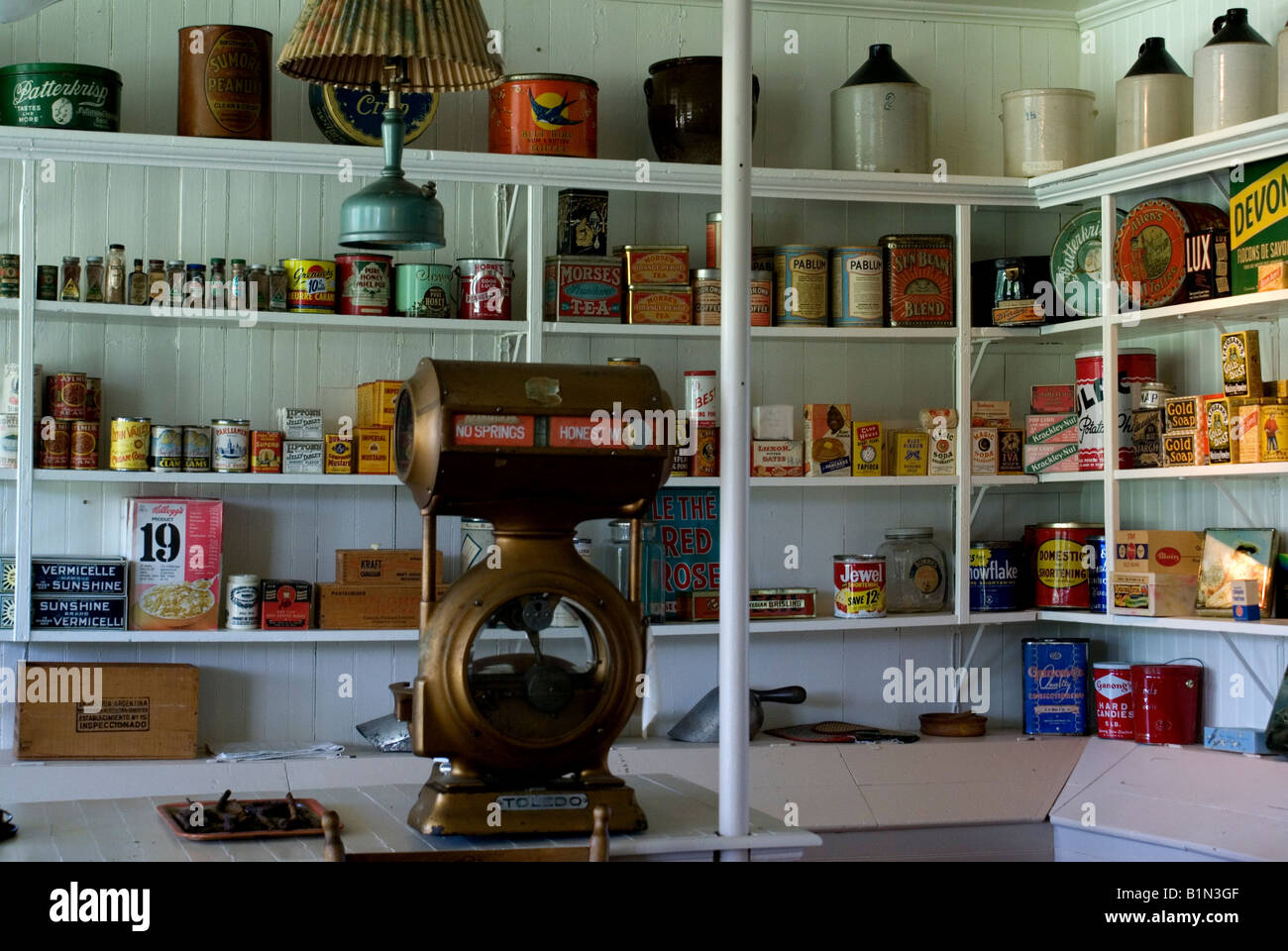 antique retail store goods circa 1928 Stock Photo - Alamy