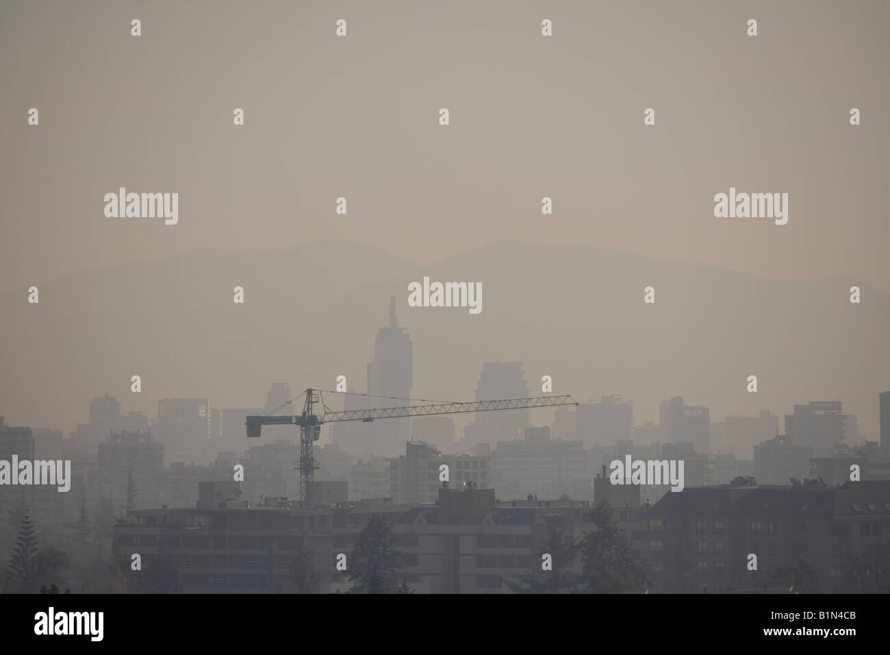 Chile pollution hi-res stock photography and images - Alamy