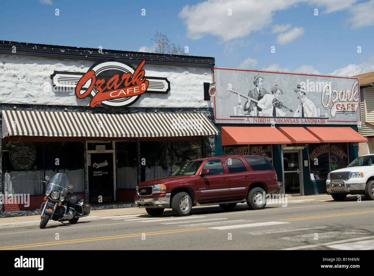 The Ozark Cafe on is a landmark in Jasper Arkansas It is on the Scenic ...