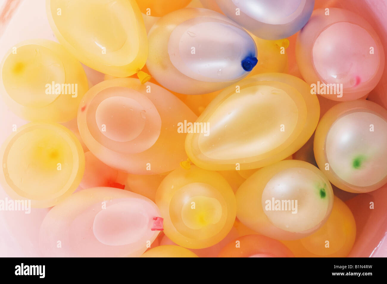Close-up of water bombs Stock Photo - Alamy