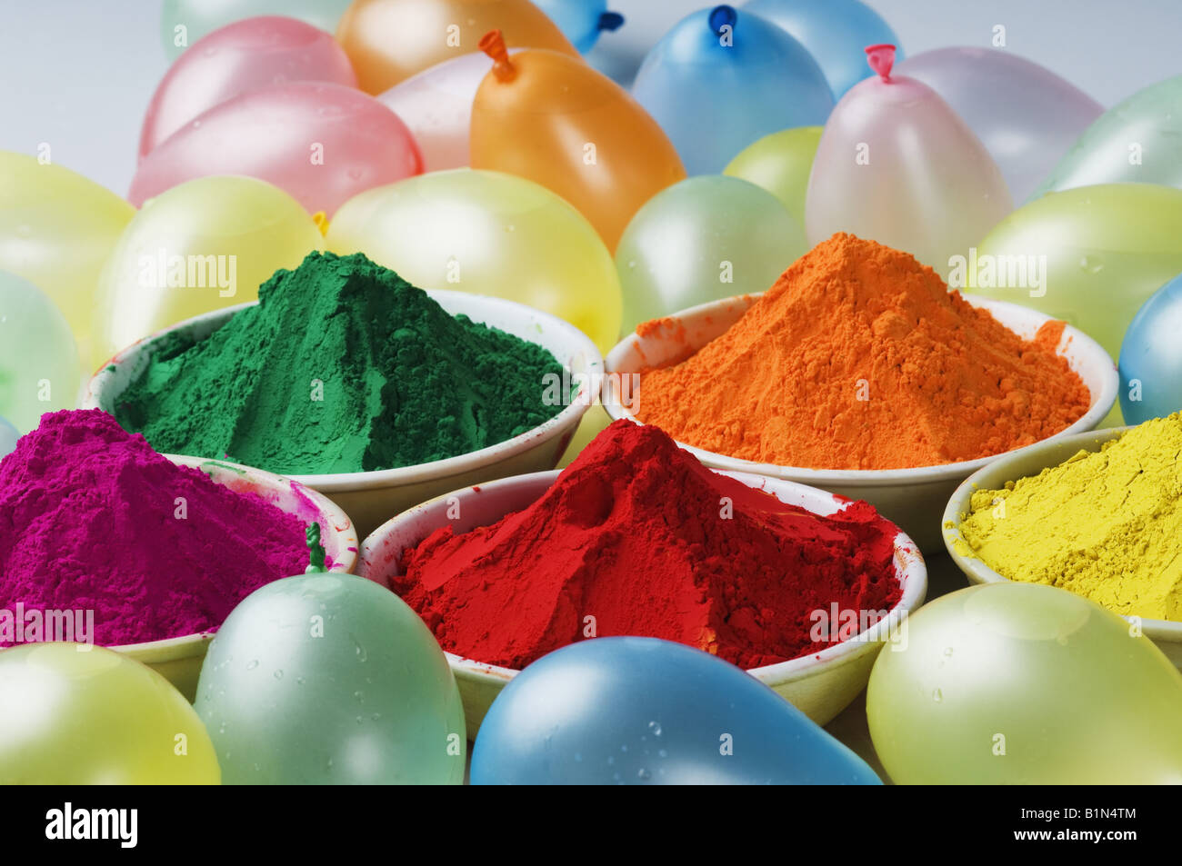 Holi festival powder bombs hi-res stock photography and images - Alamy