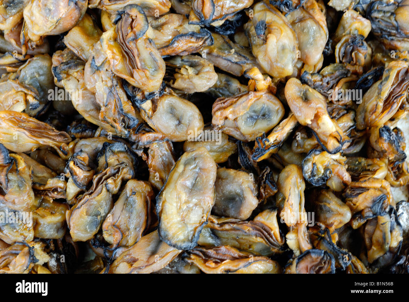 Dried mussels at a Chinatown shop in New York City Stock Photo - Alamy
