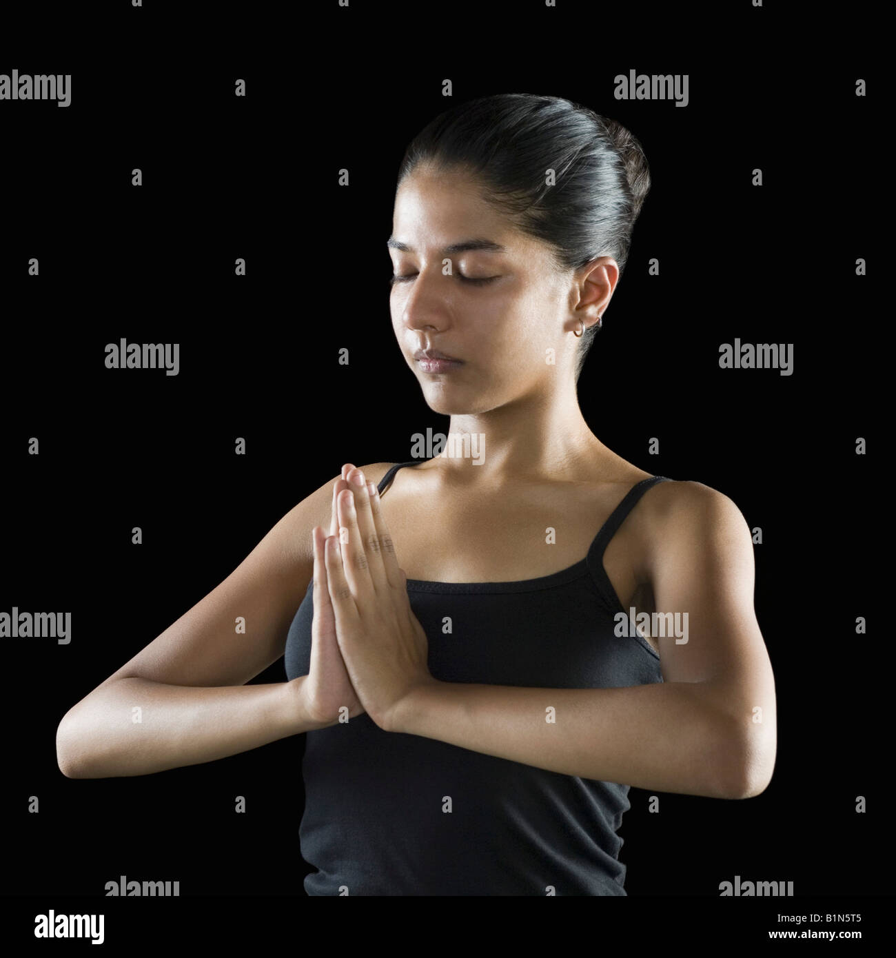Prayer like posture hi-res stock photography and images - Alamy