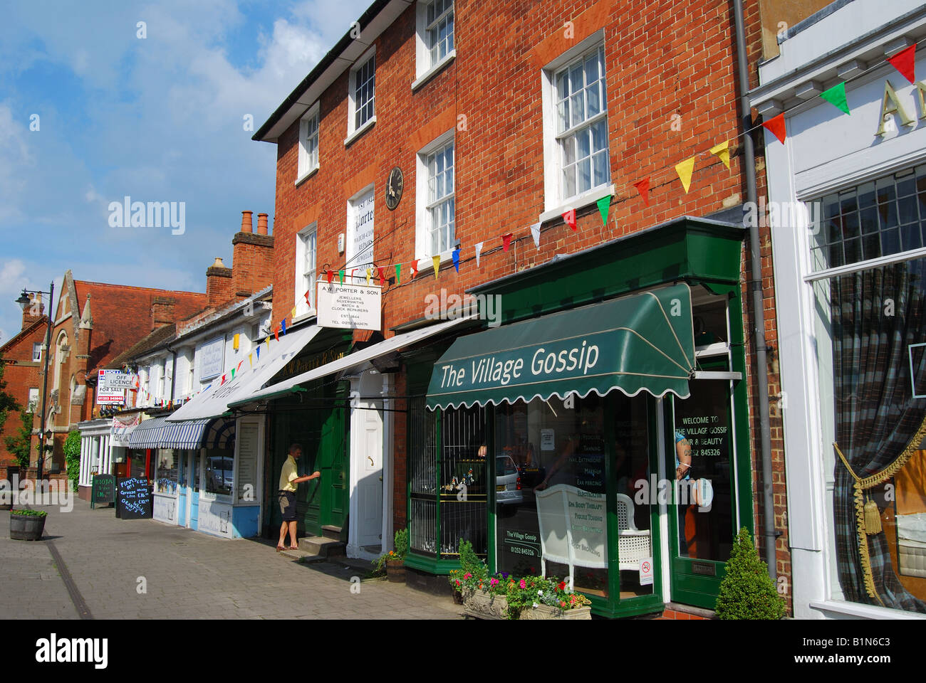 The High Street, Hartley Wintney, Hampshire, England, United Kingdom ...
