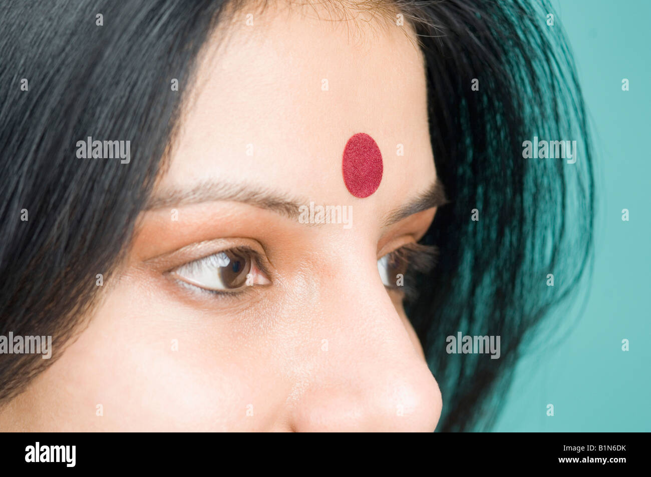 Indian womans eyes hi-res stock photography and images - Alamy