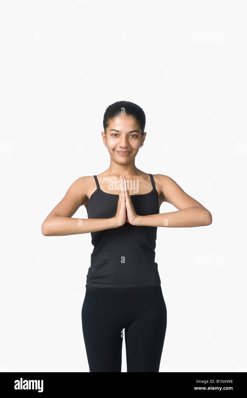 Yoga pose cut out hi-res stock photography and images - Alamy