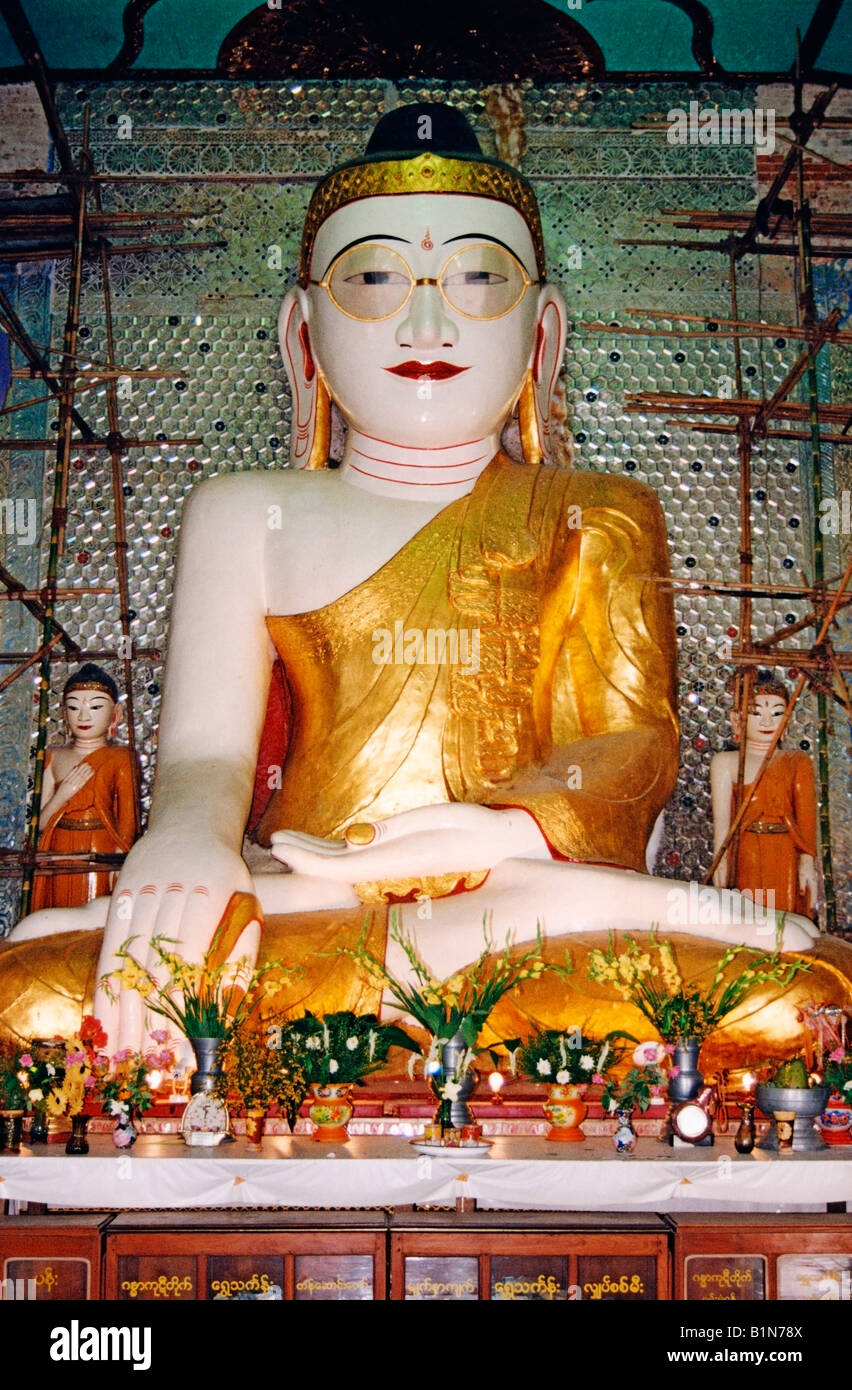 Buddha With Glasses Pyay Prome Myanmar Burma Stock Photo - Alamy