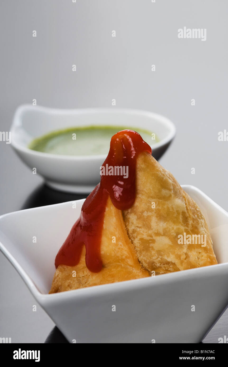 Close up of samosa hi-res stock photography and images - Alamy