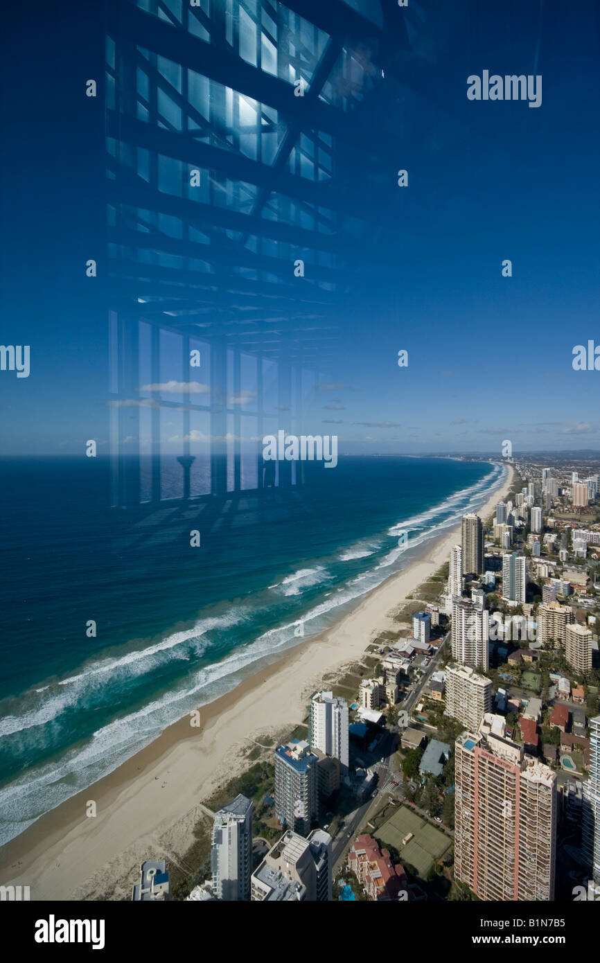 High angle view over ocean from Q1 observation deck Stock Photo - Alamy