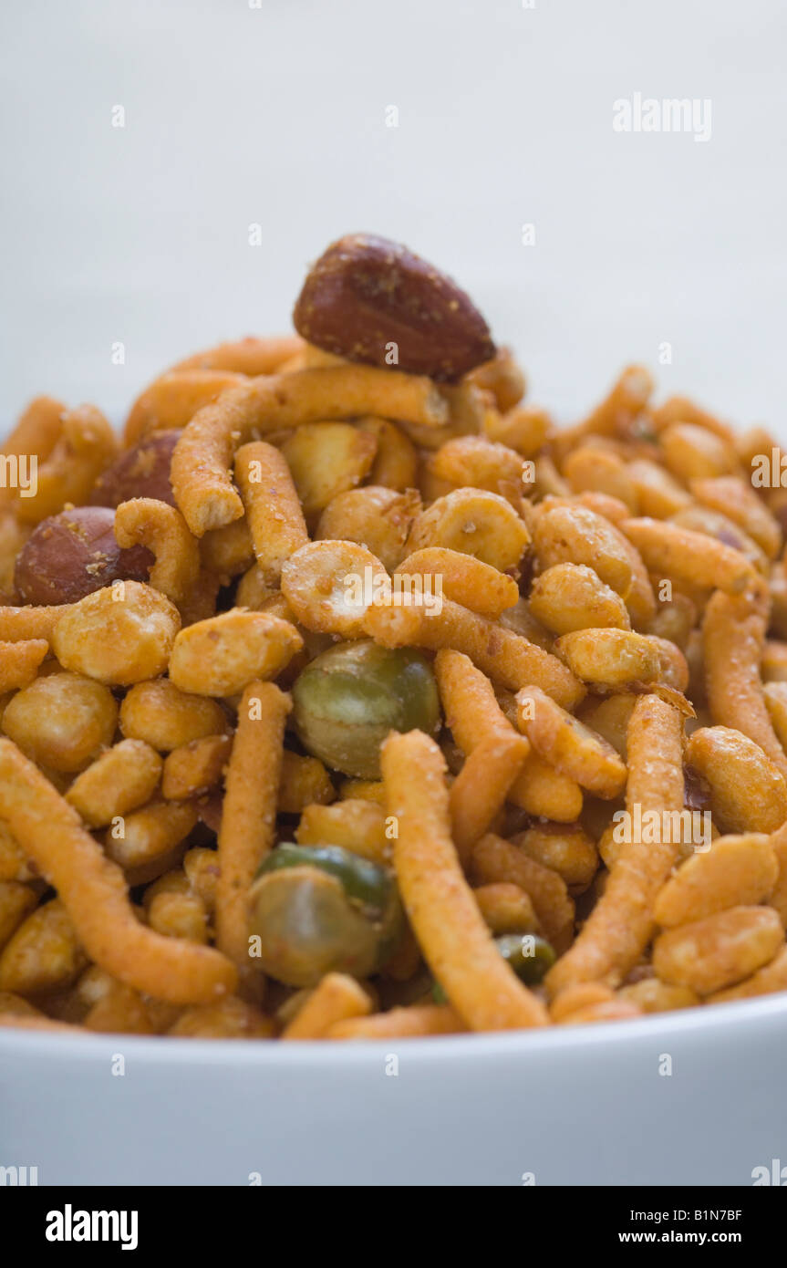 Close-up of snacks in a bowl Stock Photo - Alamy