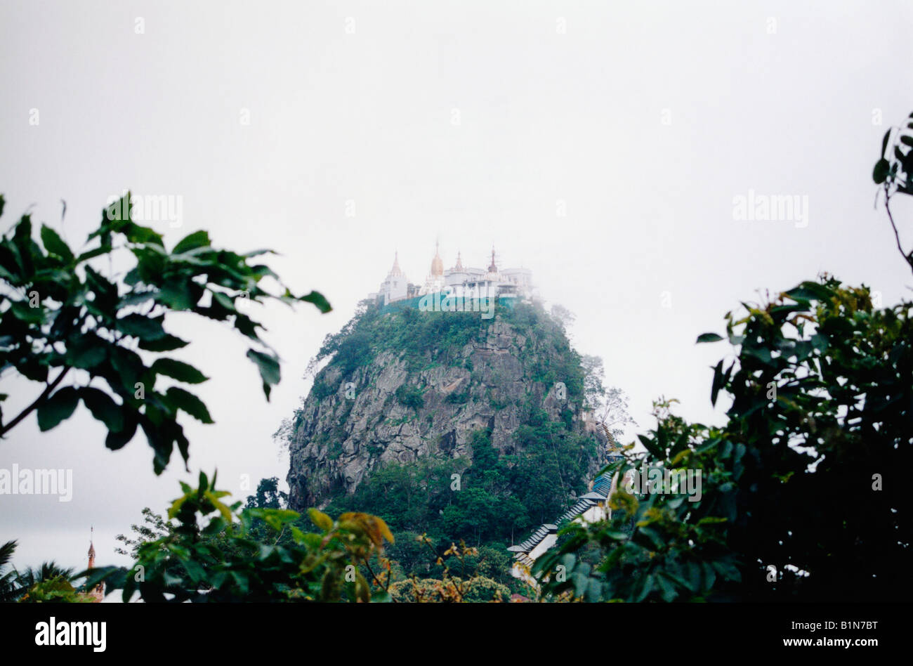 Myanmar Burma Mount Popa Stock Photo - Alamy